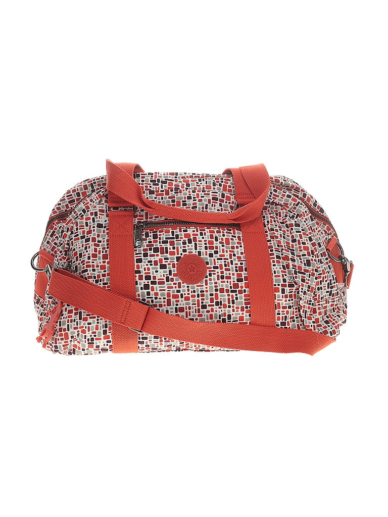 Kipling Print Red Orange Satchel One size - 61% off | ThredUp