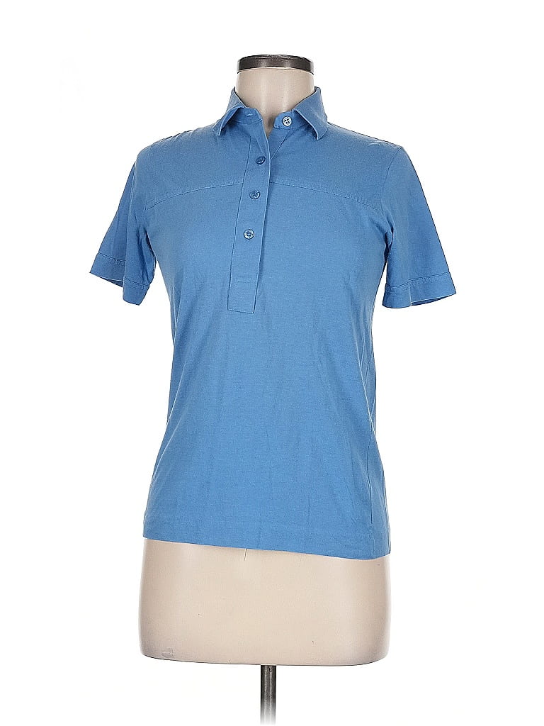LEON LEVIN Blue Short Sleeve Polo Size M - 47% off | ThredUp