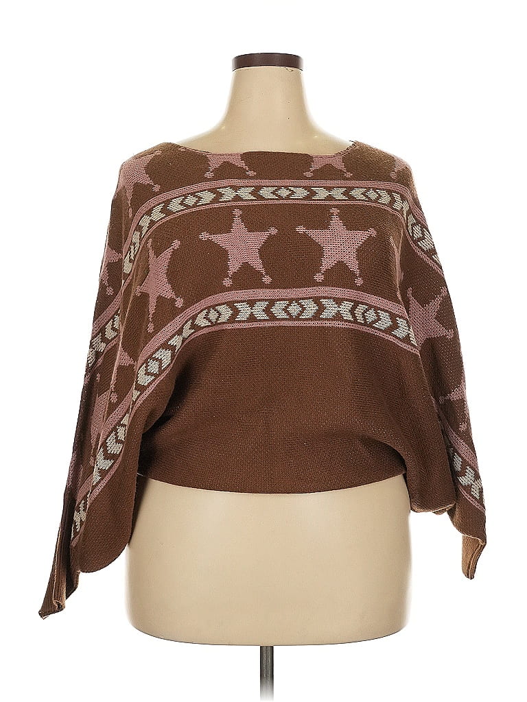 Ariat Stars Brown Poncho Size XL - 68% off | ThredUp