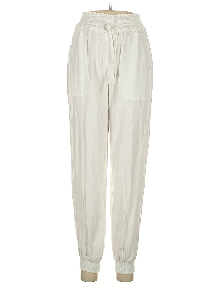 Love Tree Ivory Linen Pants Size M - 50% off | ThredUp