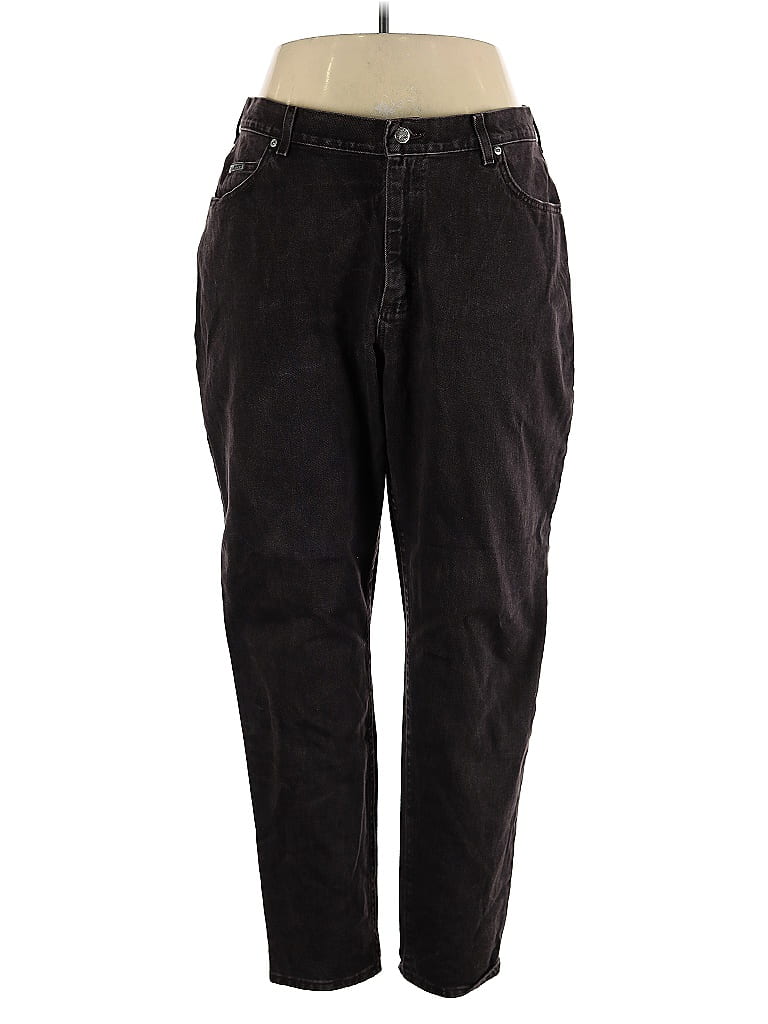 Lee 100% Cotton Black Jeans Size 16 - 56% off | ThredUp