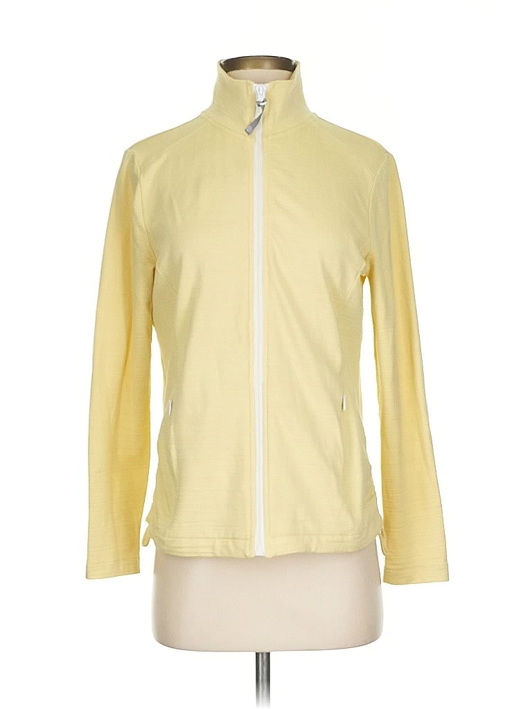 T by Talbots Yellow Track Jacket Size S - 70% off | ThredUp