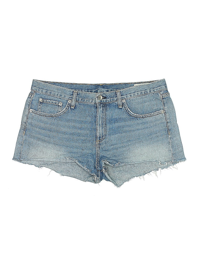 Rag & Bone 100% Cotton Blue Denim Shorts Size 31 waist - 71% off | ThredUp