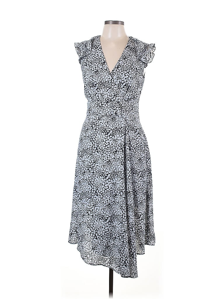 Socialite Print Gray Casual Dress Size L - 44% off | ThredUp