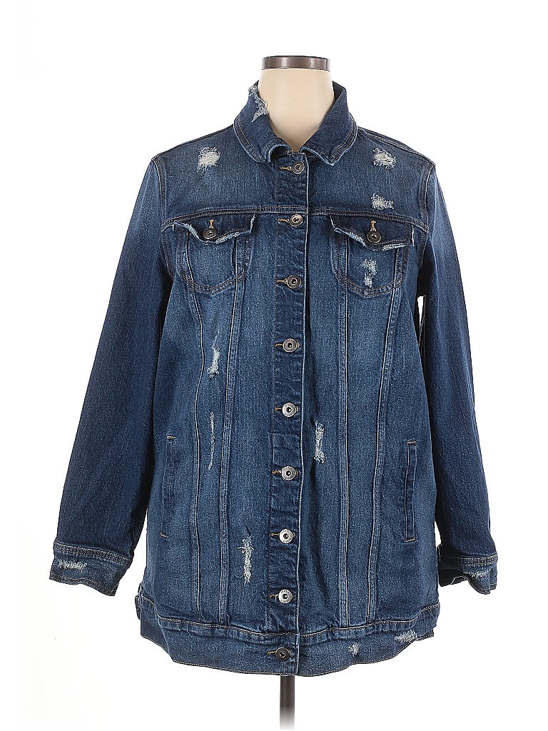 Torrid Blue Denim Jacket Size 2X - 59% off | ThredUp