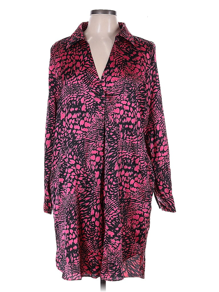 Anna Kay 100% Polyester Pink Casual Dress Size L - 72% off | ThredUp