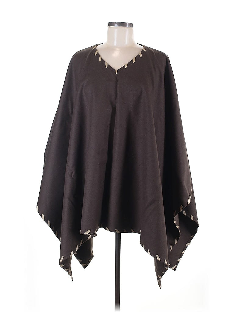 Double D Ranch Brown Poncho Size M - 78% off | ThredUp