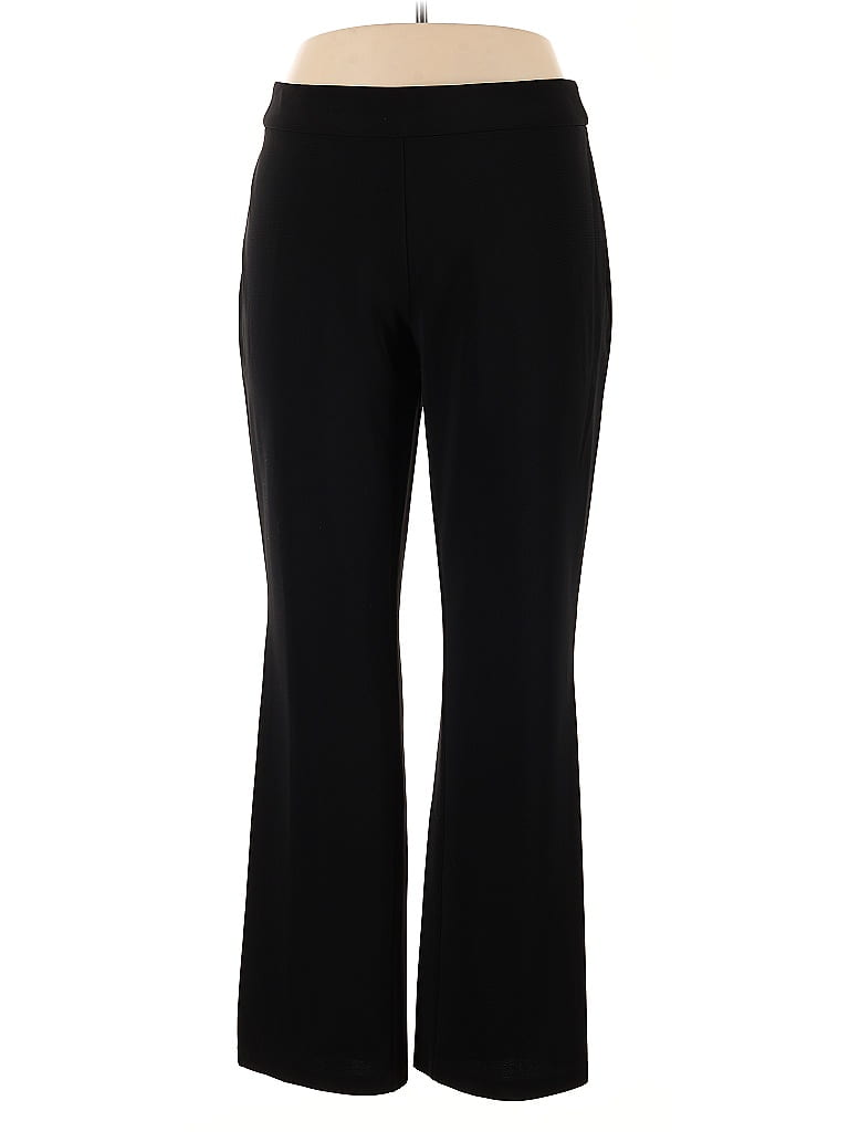 Monroe and Main Solid Black Dress Pants Size 14 - 73% off | ThredUp
