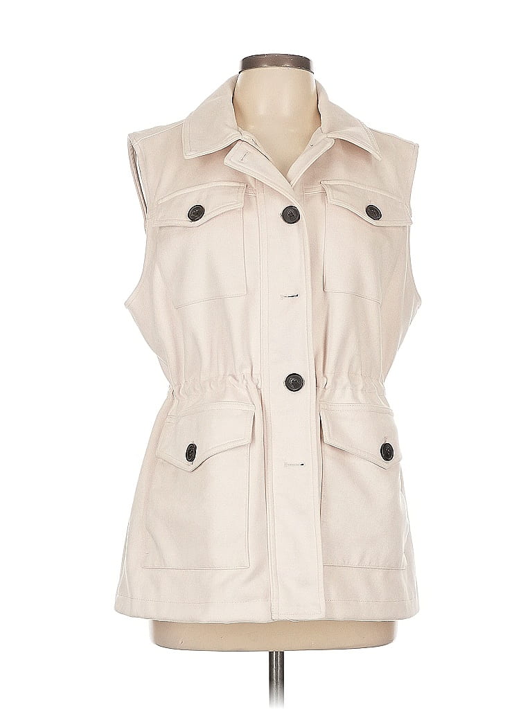 RACHEL Rachel Roy Ivory Vest Size L - 73% off | ThredUp