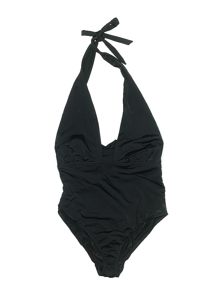 ASOS Solid Black One Piece Swimsuit Size 8 - 58% off | ThredUp
