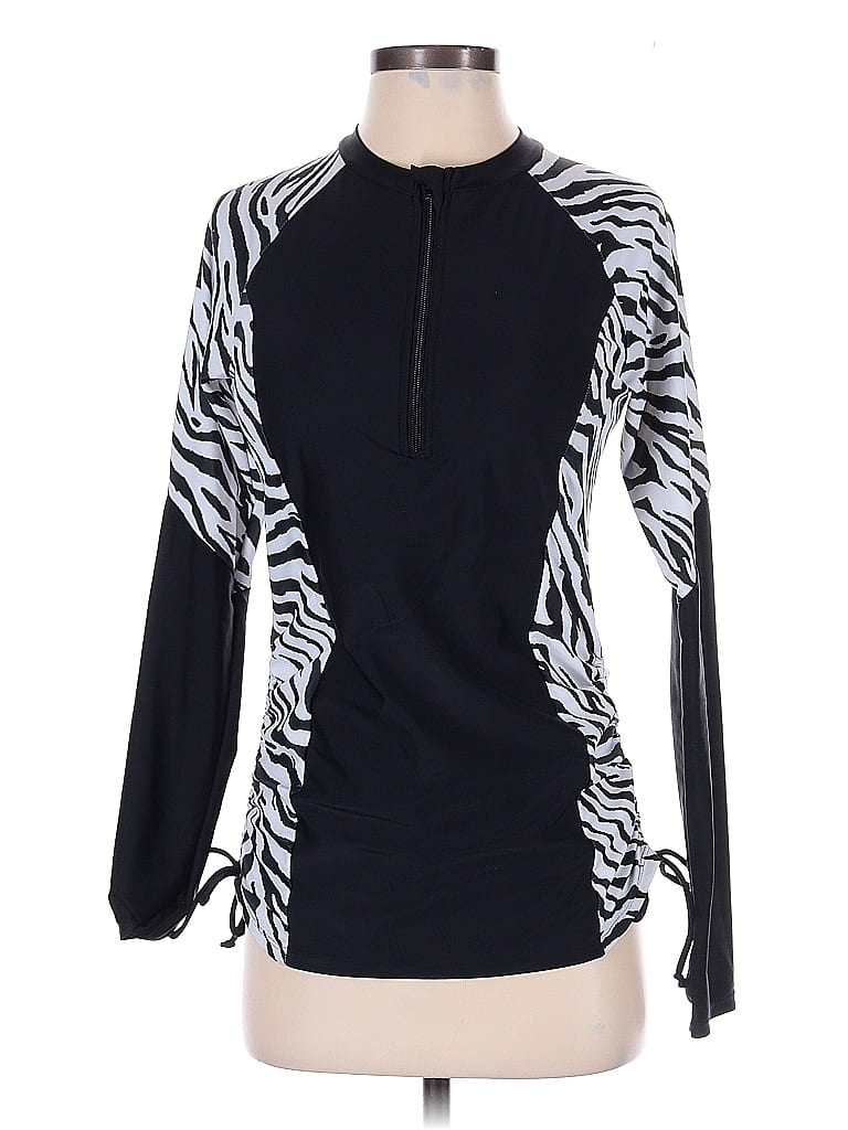 Grace Karin Animal Print Black Rash Guard Size S - 63% off | ThredUp