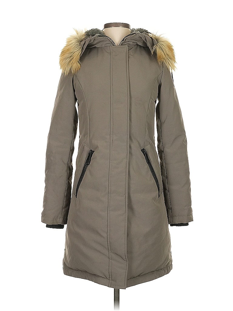 Sam Edelman 100% Polyester Gray Coat Size XXS - 55% off | ThredUp