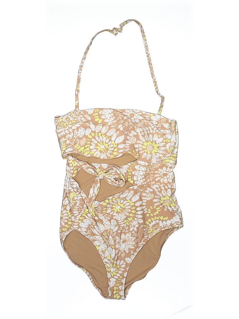 Aerie Print Tan One Piece Swimsuit Size XXL - 68% off | ThredUp
