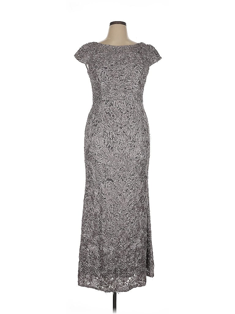 JS Collection Tweed Gray Purple Cocktail Dress Size 16 - 70% off | ThredUp
