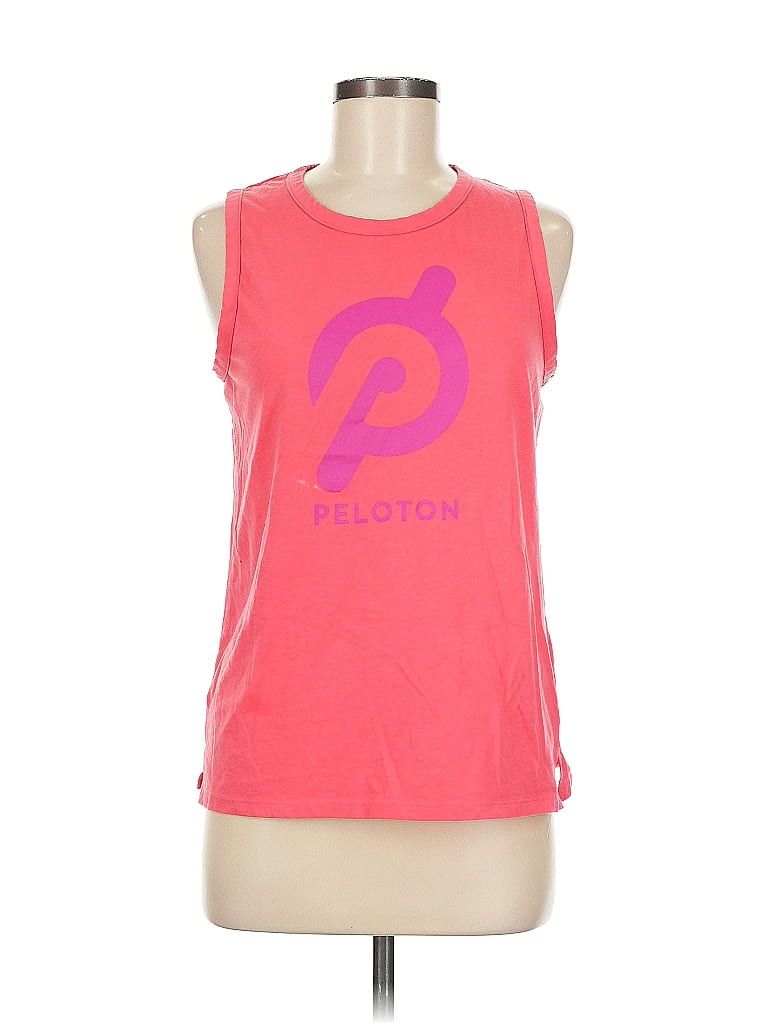 Peloton Pink Sleeveless T-Shirt Size M - 50% off | ThredUp