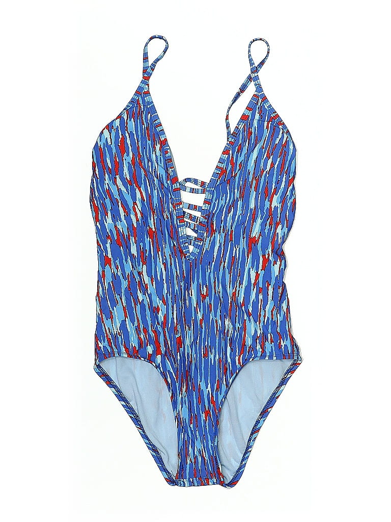 Ella Moss Print Blue One Piece Swimsuit Size EU 36 - 63% off | ThredUp