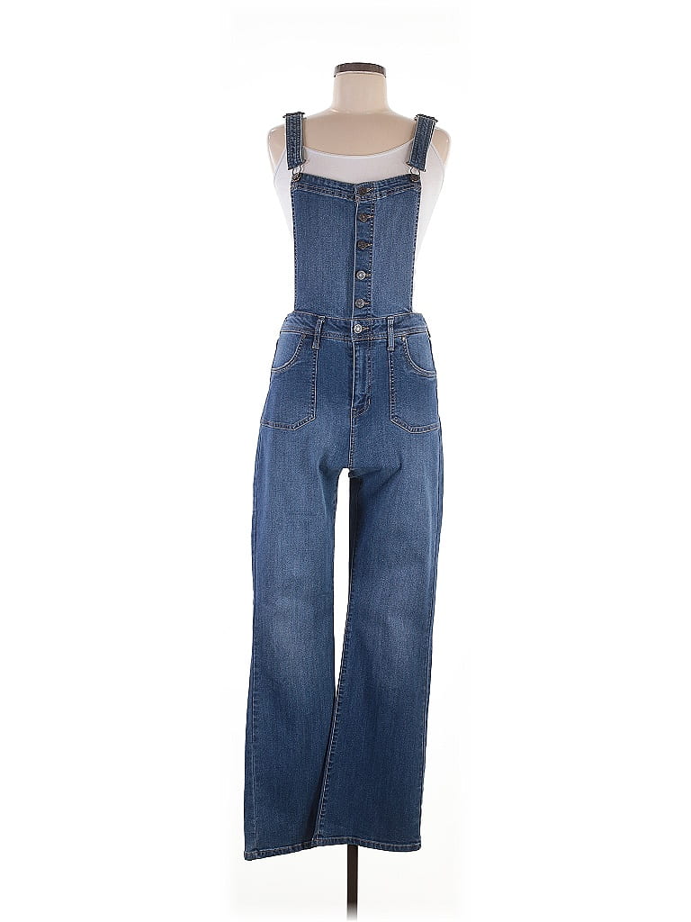 Guess Blue Overalls Size 30 waist - 52% off | ThredUp