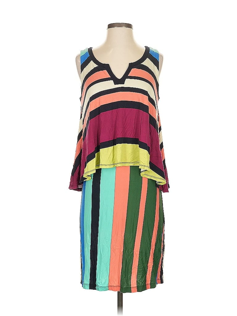 Maeve Color Block Green Casual Dress Size S - 79% off | ThredUp