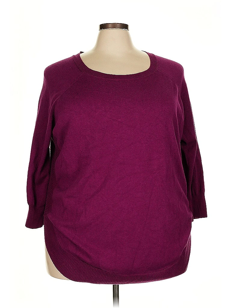Dex Purple Pullover Sweater Size 2X - 54% off | ThredUp