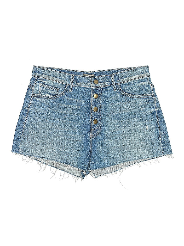 Mother 100% Cotton Blue Denim Shorts Size 32 waist - 78% off | ThredUp