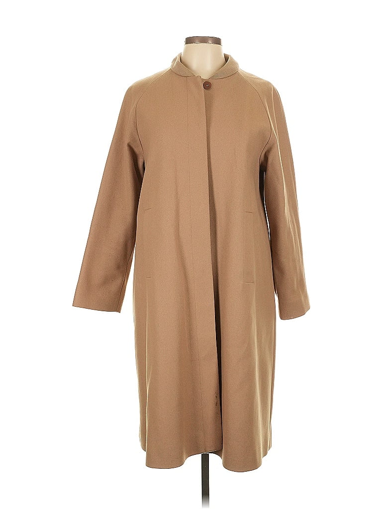 Cos Tan Wool Coat Size 10 - 67% off | ThredUp