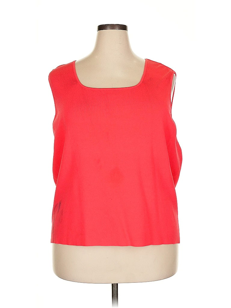 Laura Ashley Red Sleeveless Top Size 3X - 57% off | ThredUp