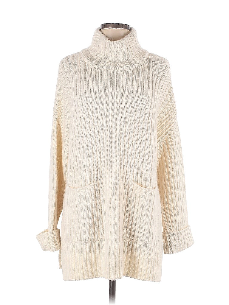 Peruvian Connection Ivory Turtleneck Sweater Size M - 74% off | ThredUp