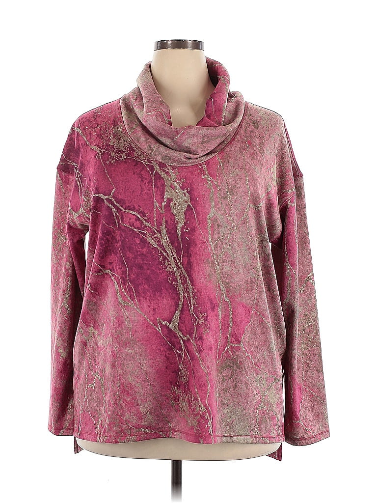 David Cline Pink Pullover Sweater Size XXL - 69% off | ThredUp