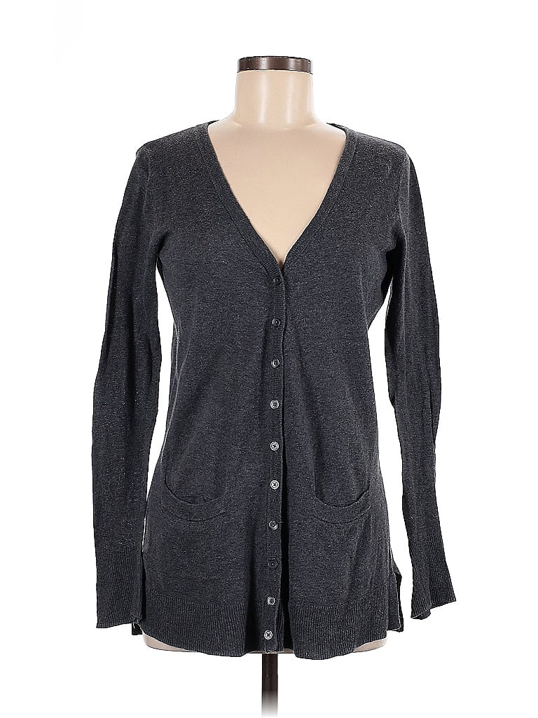 Moda International 100% Cotton Solid Gray Cardigan Size M - 60% off ...