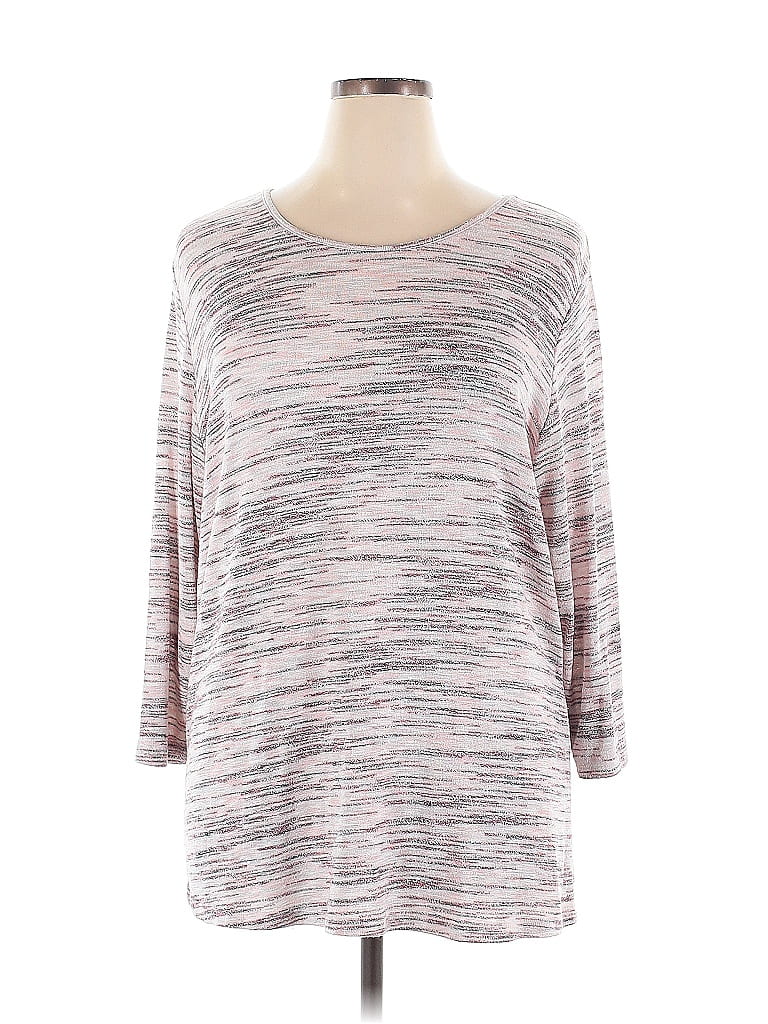 Allison Daley Silver Pullover Sweater Size XL - 65% off | ThredUp