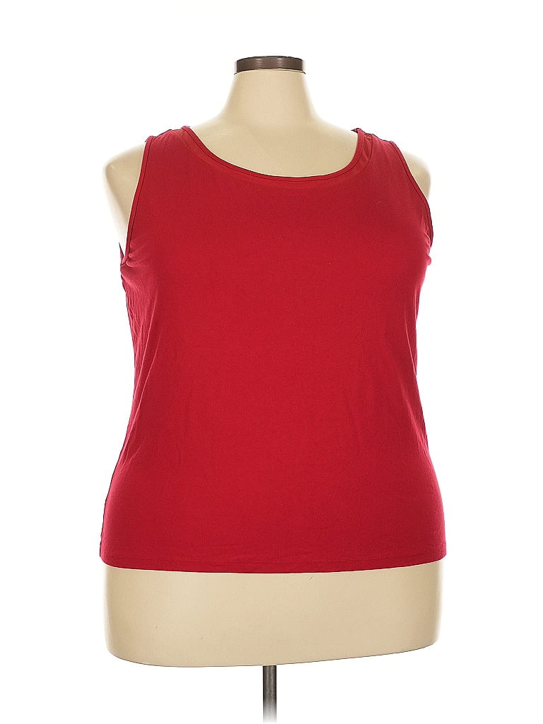 Talbots Red Tank Top Size 3X - 64% off | ThredUp