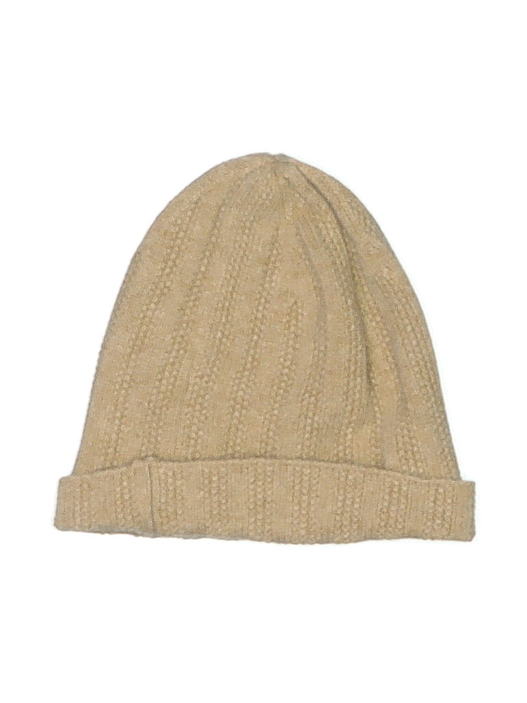 J.Crew 100% Cashmere Tan Beanie One size - 59% off | ThredUp