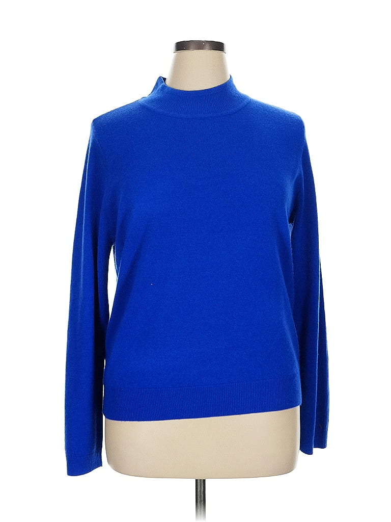 Laura Scott 100% Acrylic Blue Turtleneck Sweater Size XL - 52% off ...
