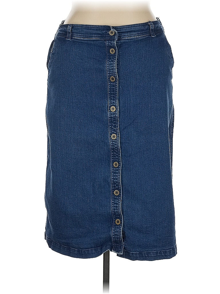 Laura Scott Blue Denim Skirt Size 14 - 31% off | ThredUp