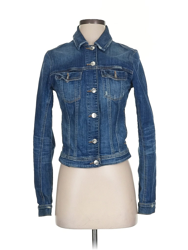 Guess Blue Denim Jacket Size XS - 81% off | ThredUp
