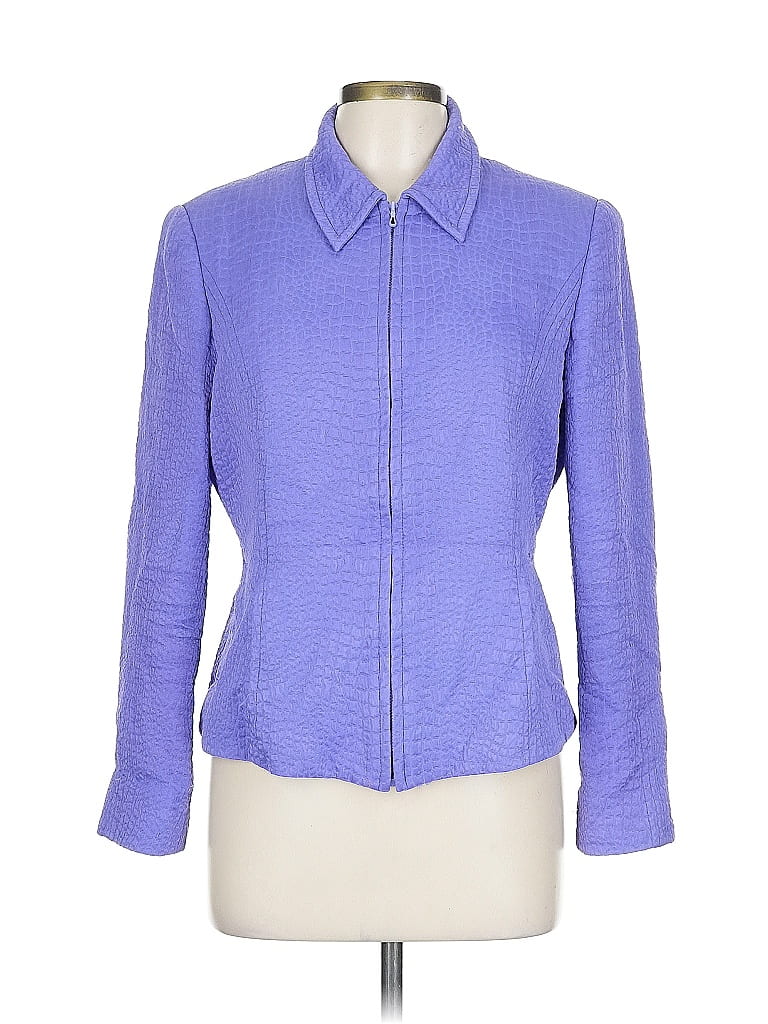 Carlisle Solid Blue Purple Jacket Size 12 - 68% off | ThredUp