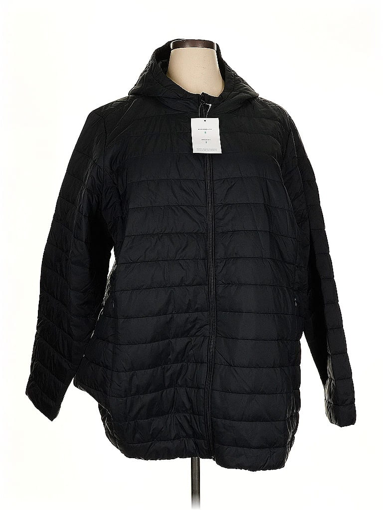 Torrid 100% Polyester Solid Black Jacket Size 4X - 48% off | ThredUp