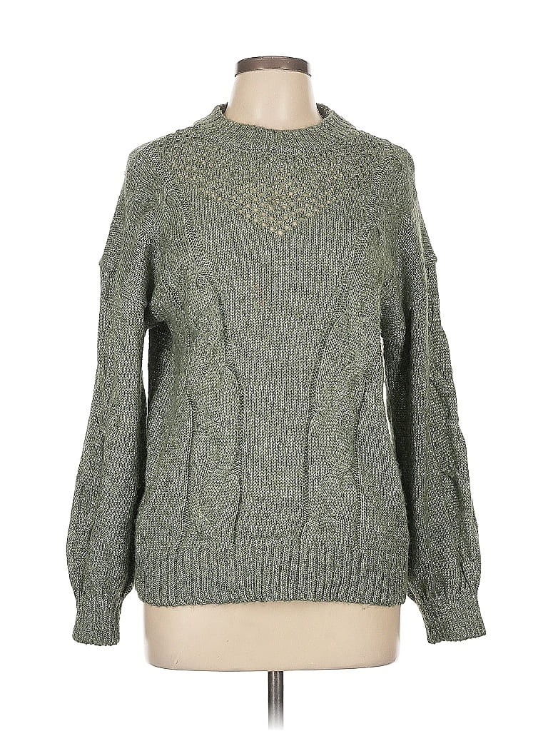 Lauren Conrad Tweed Green Pullover Sweater Size L - 57% off | ThredUp