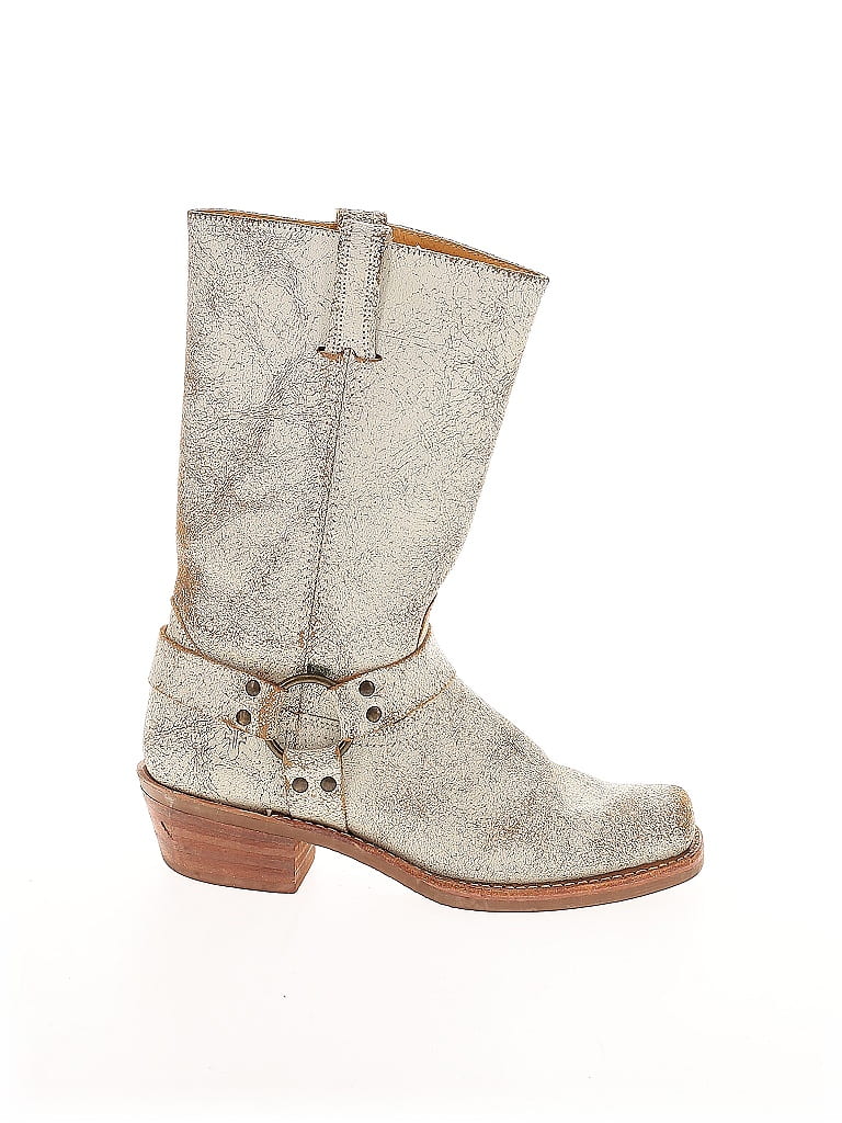 FRYE Gray Ivory Boots Size 10 - 28% off | ThredUp