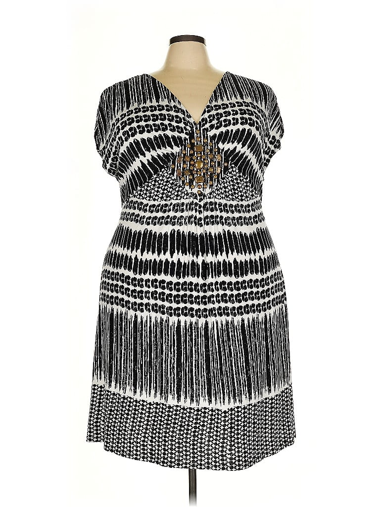 Lane Bryant Print Black Casual Dress Size 18 - 61% off | ThredUp