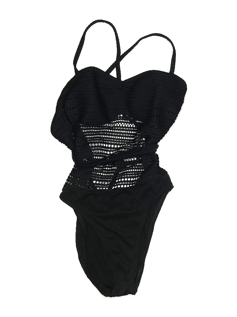 Robin Piccone Houndstooth Black One Piece Swimsuit Size 10 - 75% off ...