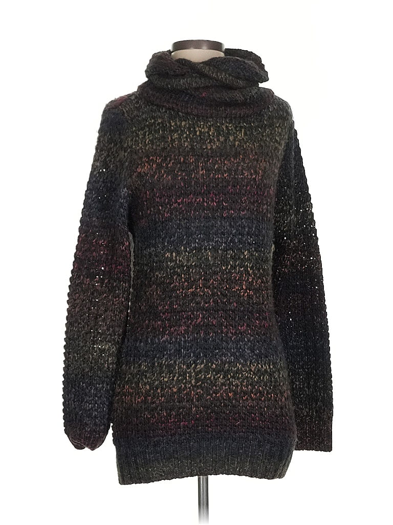 Venario Tweed Black Turtleneck Sweater Size S - 74% off | ThredUp