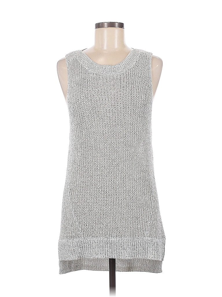 Witchery Silver Sweater Vest Size M - 69% off | ThredUp