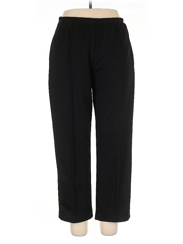 Sara Morgan for Haband 100% Polyester Solid Black Casual Pants Size 14 ...