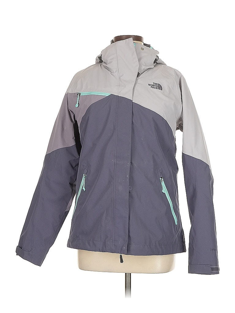 The North Face 100% Polyester Gray Snow Jacket Size M - 64% off | ThredUp
