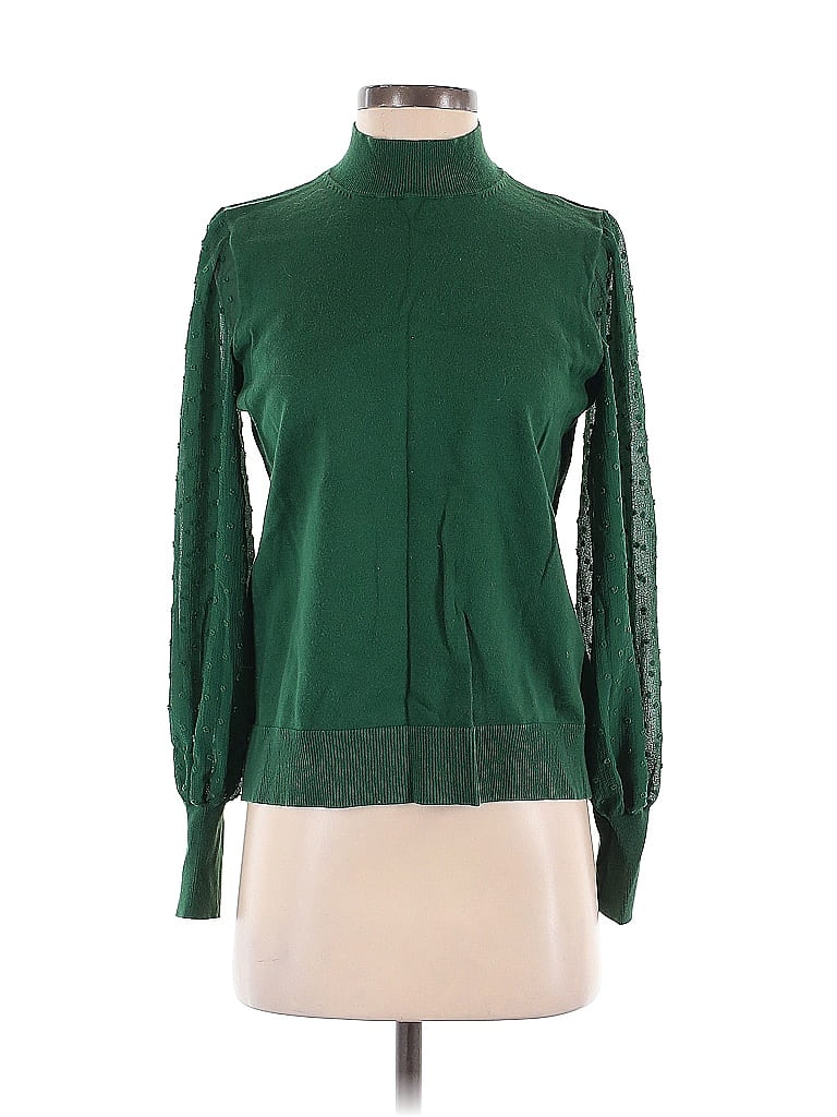 CeCe Green Turtleneck Sweater Size S - 71% off | ThredUp