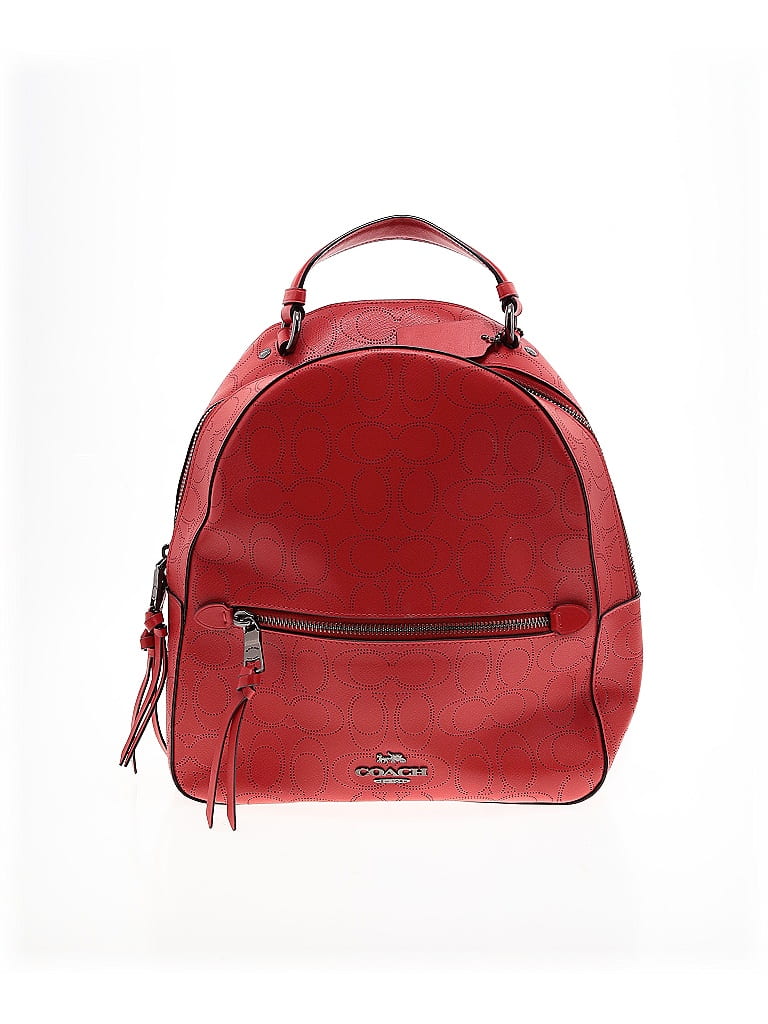 Coach Graphic Red Leather Backpack One size - 76% off | ThredUp