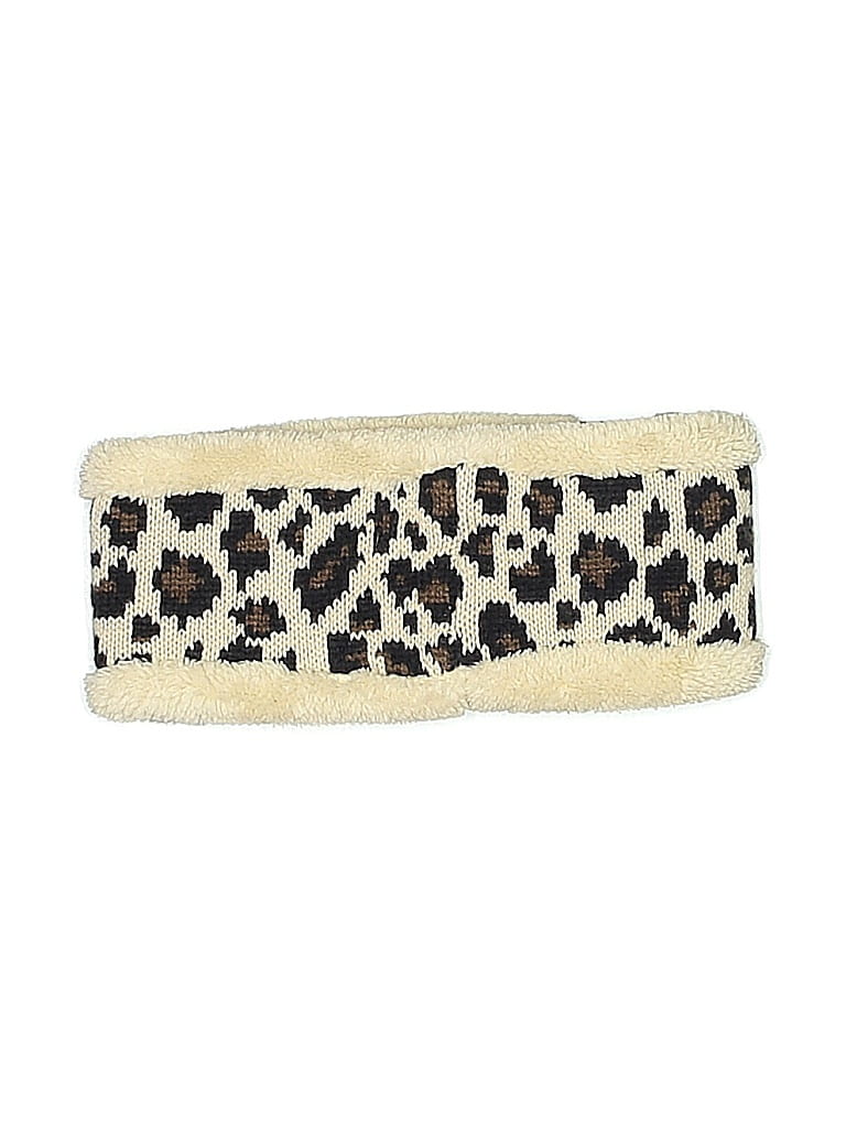 C.C Exclusives 100% Acrylic Animal Print Ivory Tan Ear Muffs One size ...