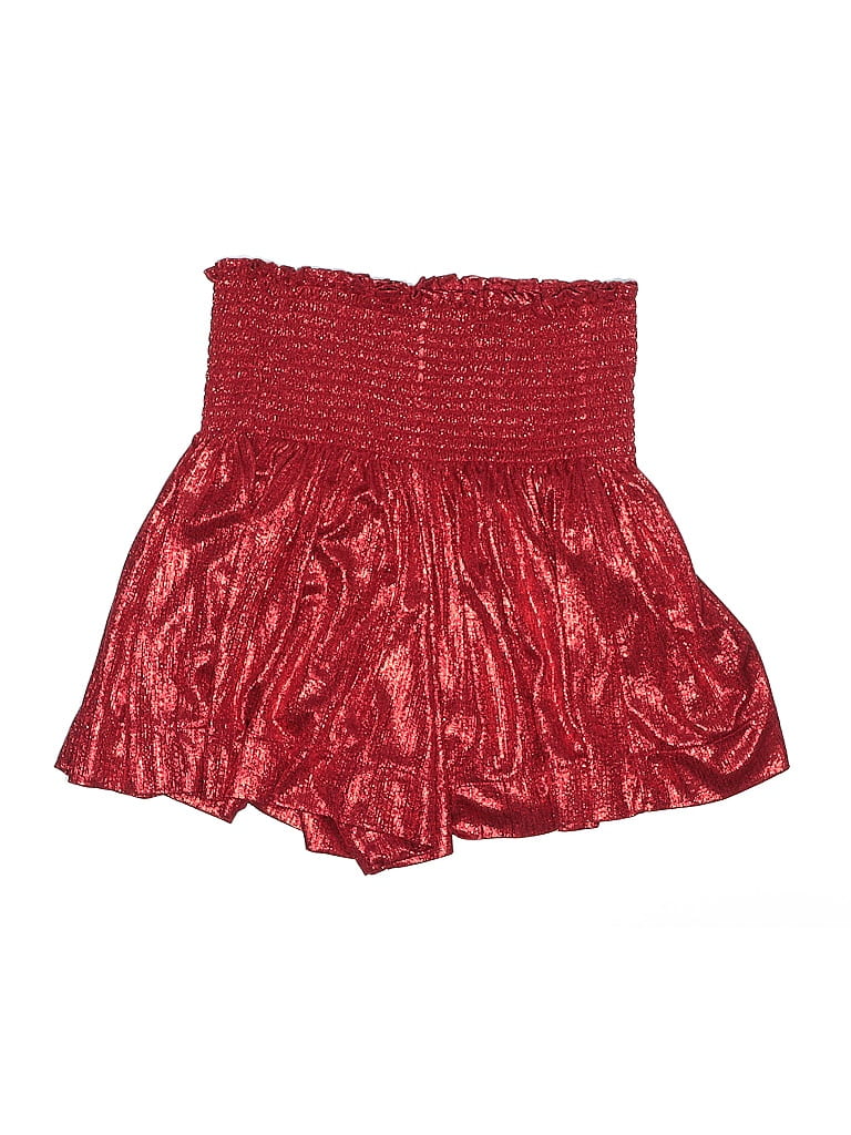 Queen of Sparkles Metallic Red Shorts Size XL - 67% off | ThredUp