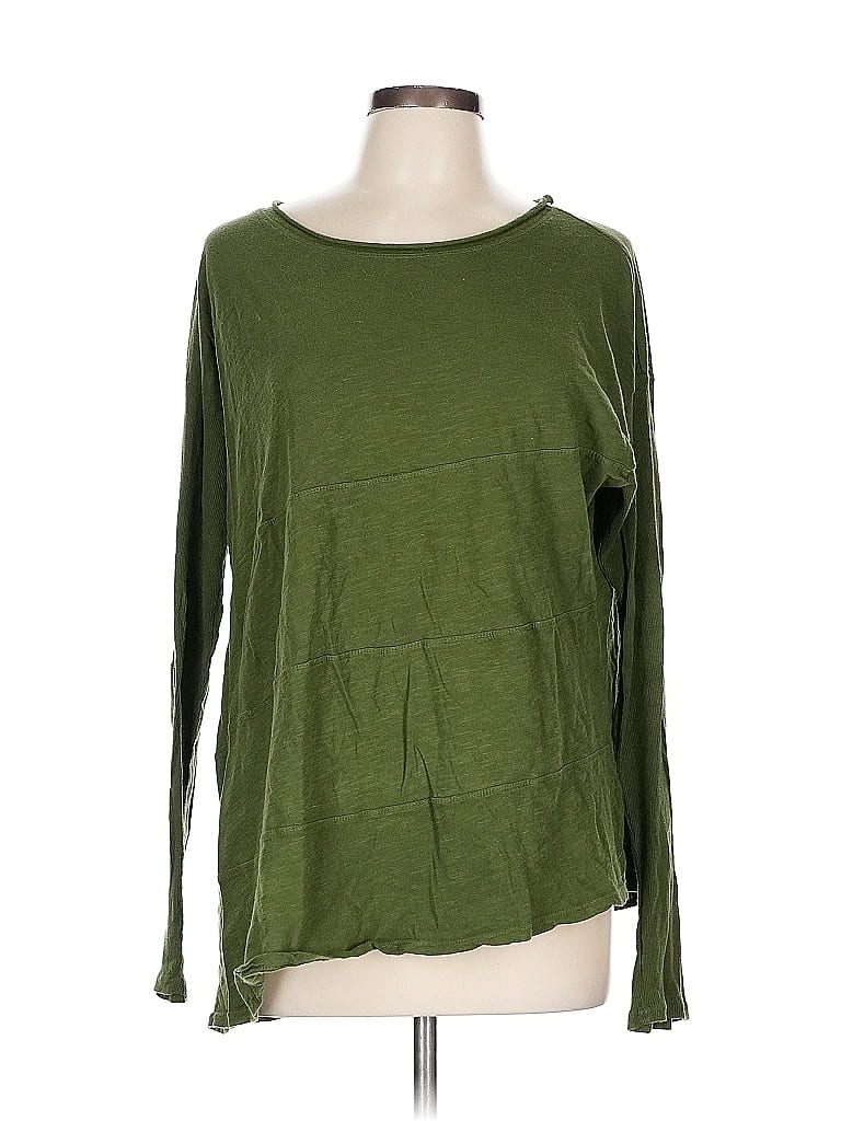 Good Luck Tee 100% Cotton Green Long Sleeve T-Shirt Size L - 68% off ...